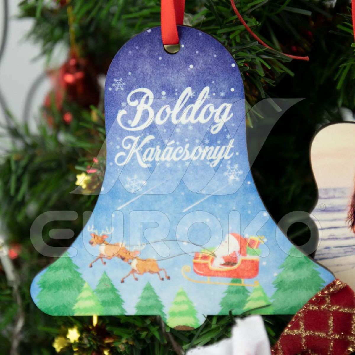 Décoration de Noël en forme de cloche personnalisée | www.euroko.fr