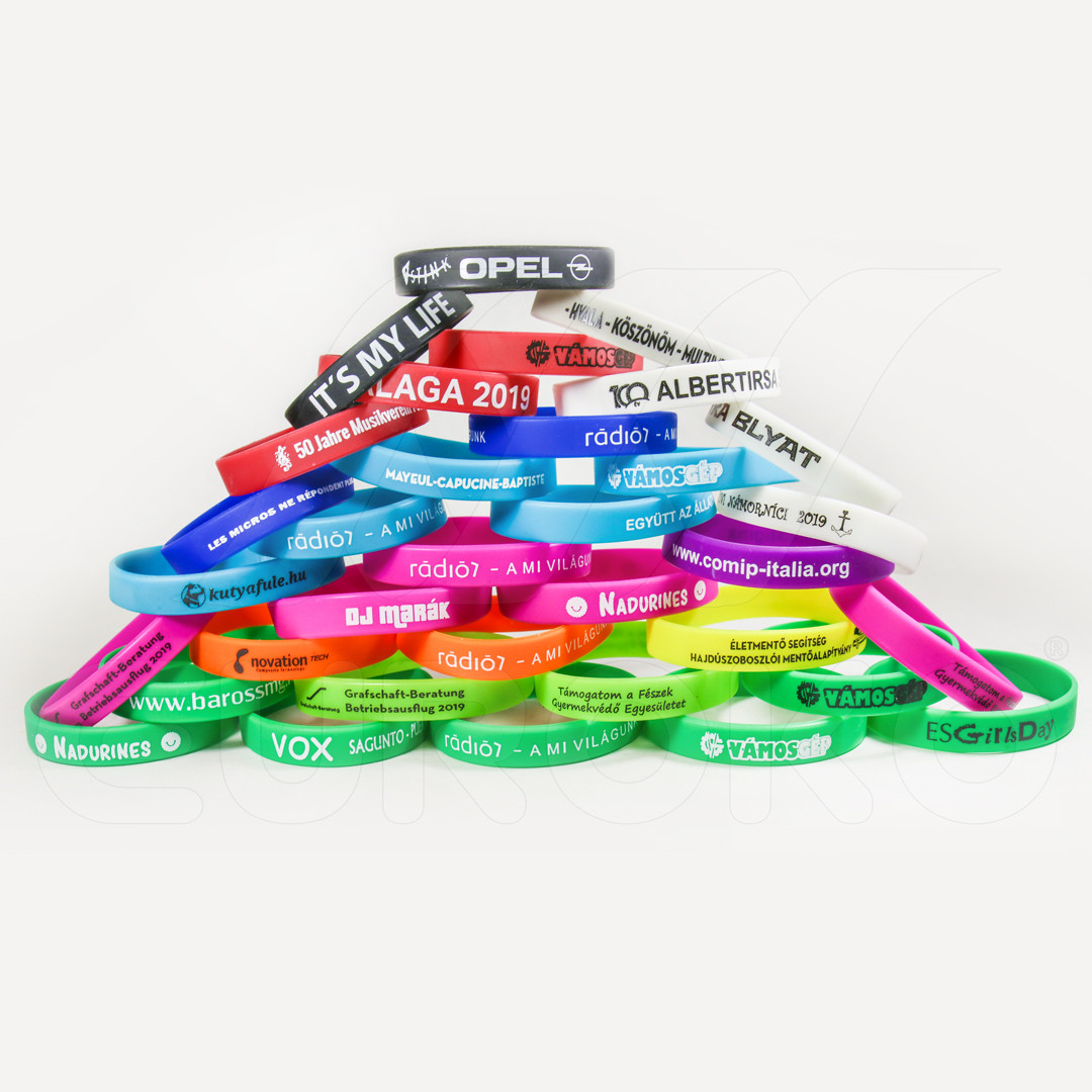 Bracelet silicone avec impression, express | Bracelet en silicone | www ...